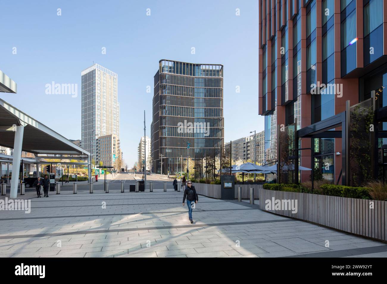 The view from Stratford international station. The Gantry, London ...