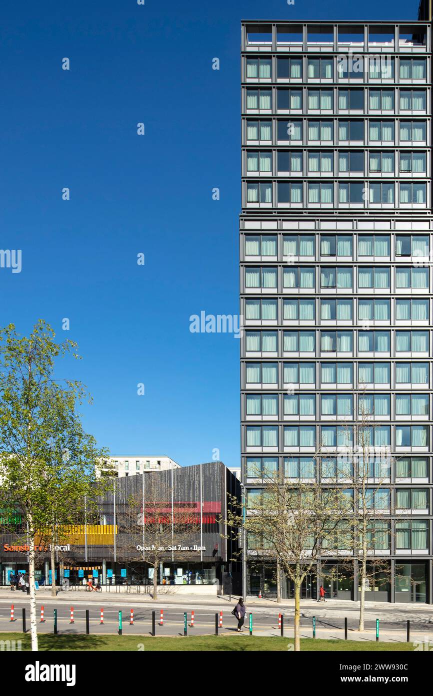 Residential section of the development which is attached to the side of ...