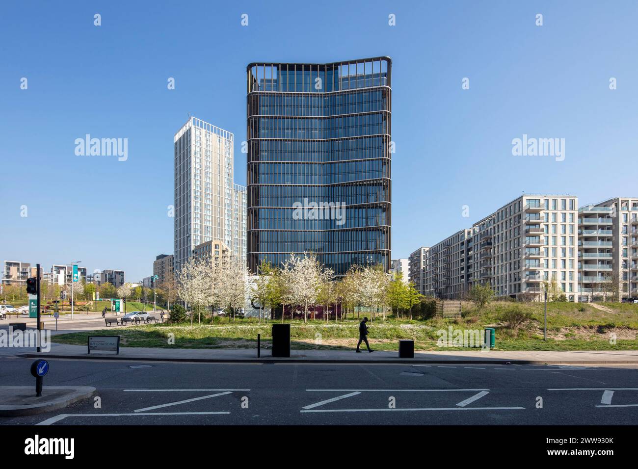 Front on shot showing the depth of the building. The Gantry, London ...
