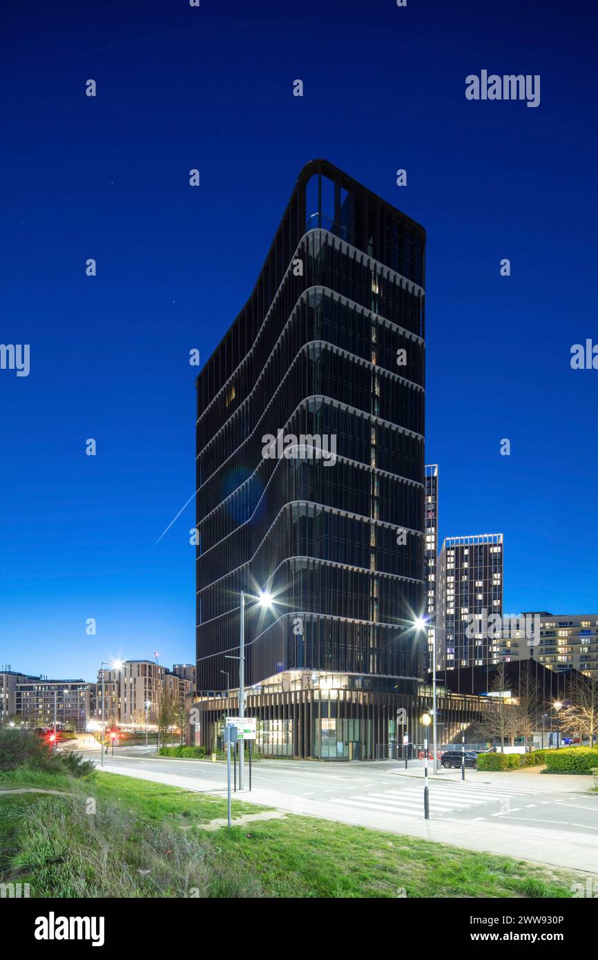 Evening view of the exterior. The Gantry, London, United Kingdom ...