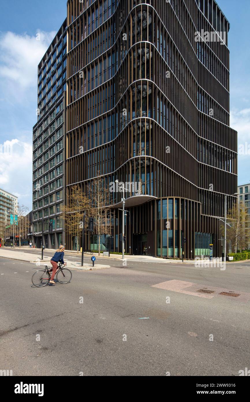 Corner view showing the building on Celebration Way. The Gantry, London ...