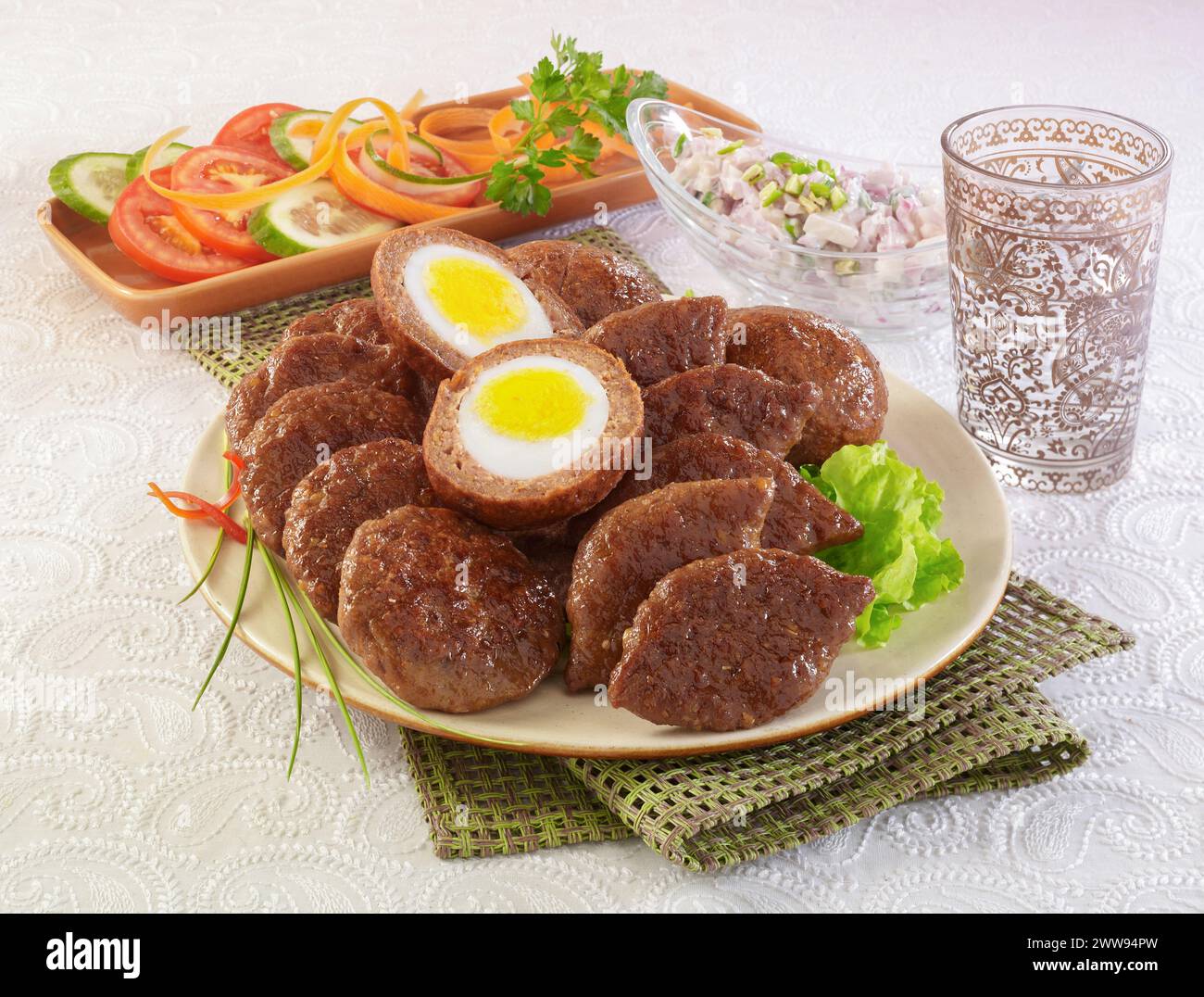 Nargisi Kofta is a traditional cuisine of Hyderabad and Lucknow. It is ...