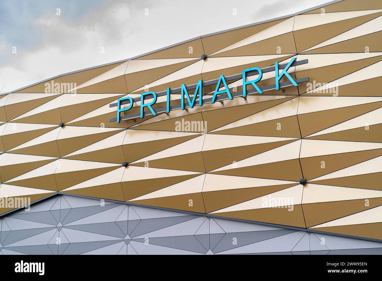 Outside street view of a Primark shop at the Merryhill shopping centre ...