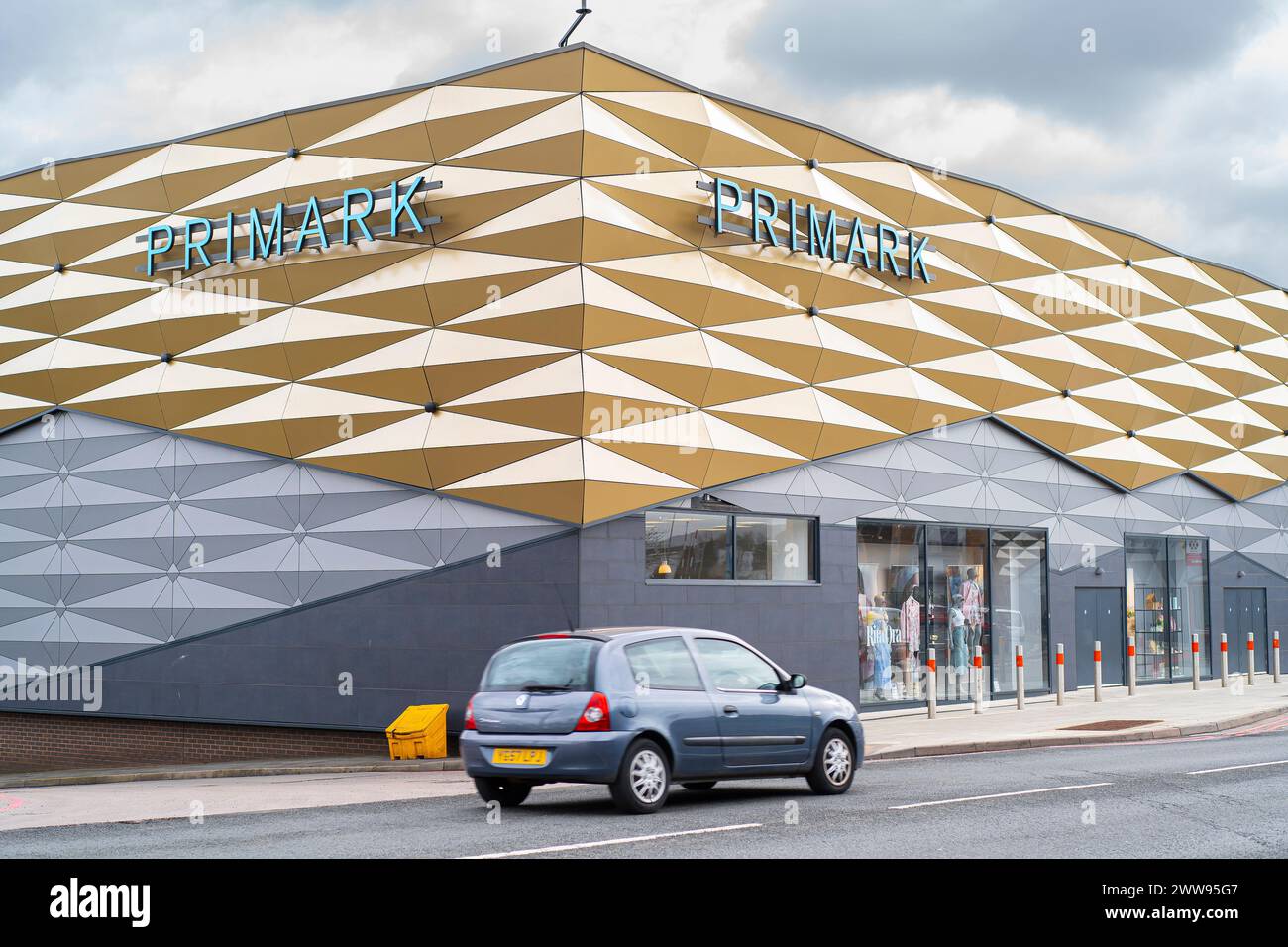 Outside street view of a Primark shop at the Merryhill shopping centre ...