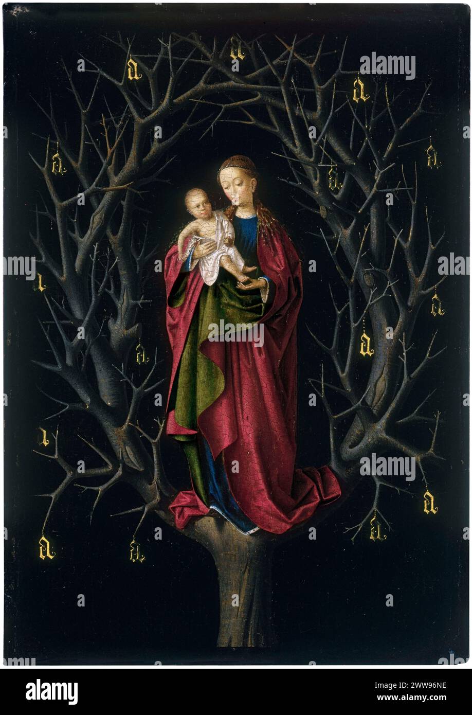 Madonna of the Dry Tree, c. 1462–65. Thyssen-Bornemisza Museum, Madrid ...