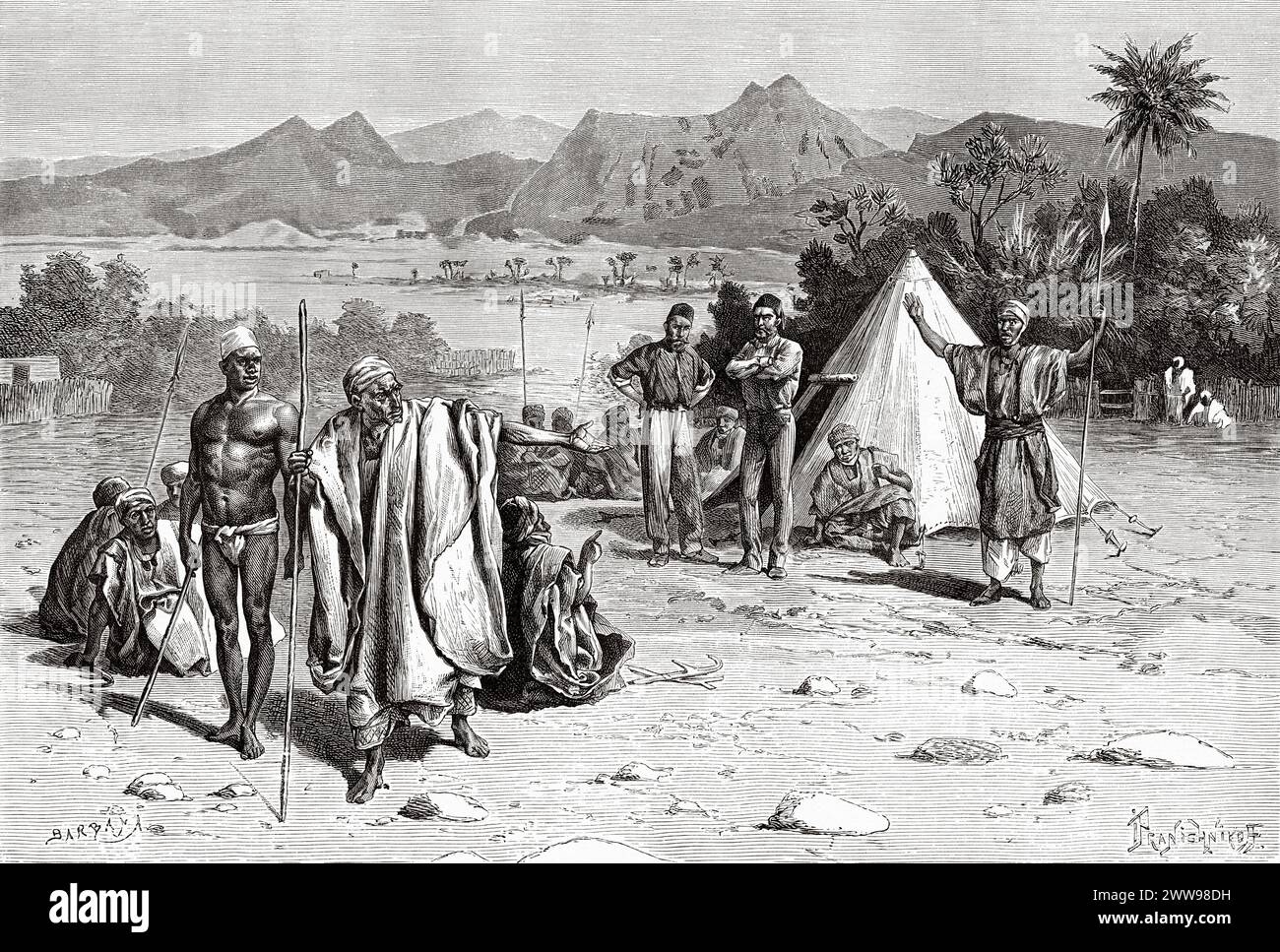 Toubou people or Tubu, ethnic group native to the Tibesti Mountains ...