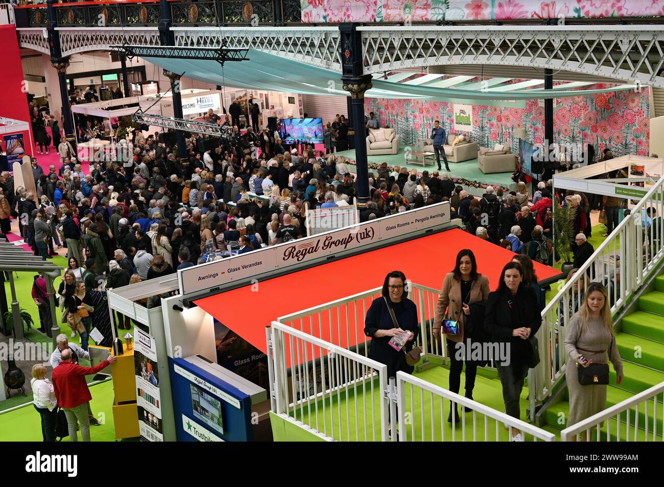 London, UK. 22nd Mar, 2024. Hundreds of stalls are exhibiting at the ...