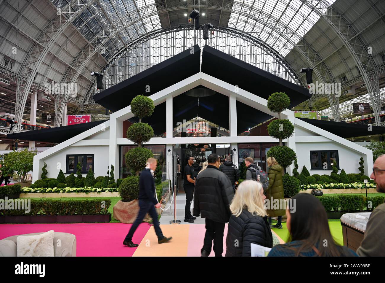London, UK. 22nd Mar, 2024. Hundreds of stalls are exhibiting at the ...
