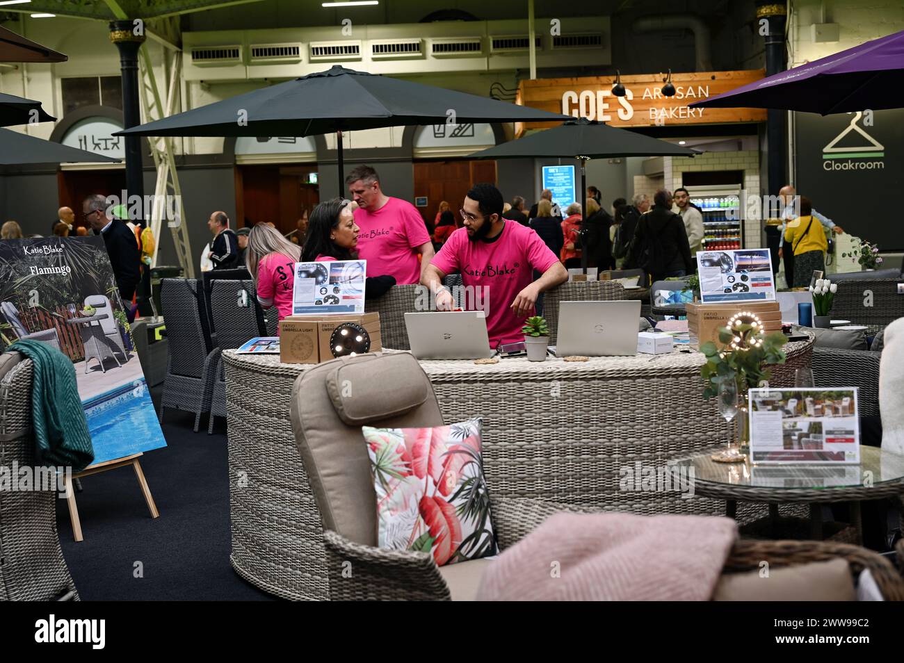 London, UK. 22nd Mar, 2024. Hundreds of stalls are exhibiting at the ...