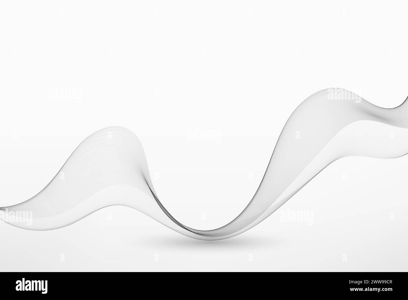 Wavy abstract flow of gray motion wave Stock Vector Image & Art - Alamy