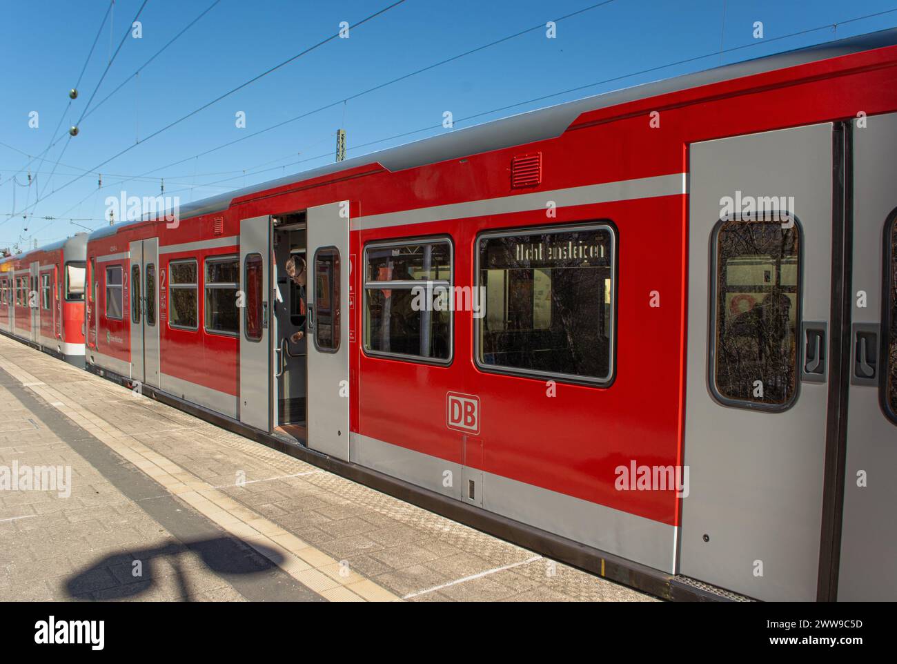 Munich trains, Germany Stock Photo - Alamy