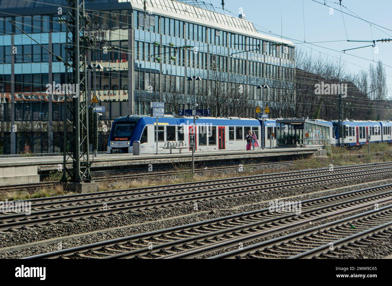 Munich trains, Germany Stock Photo - Alamy