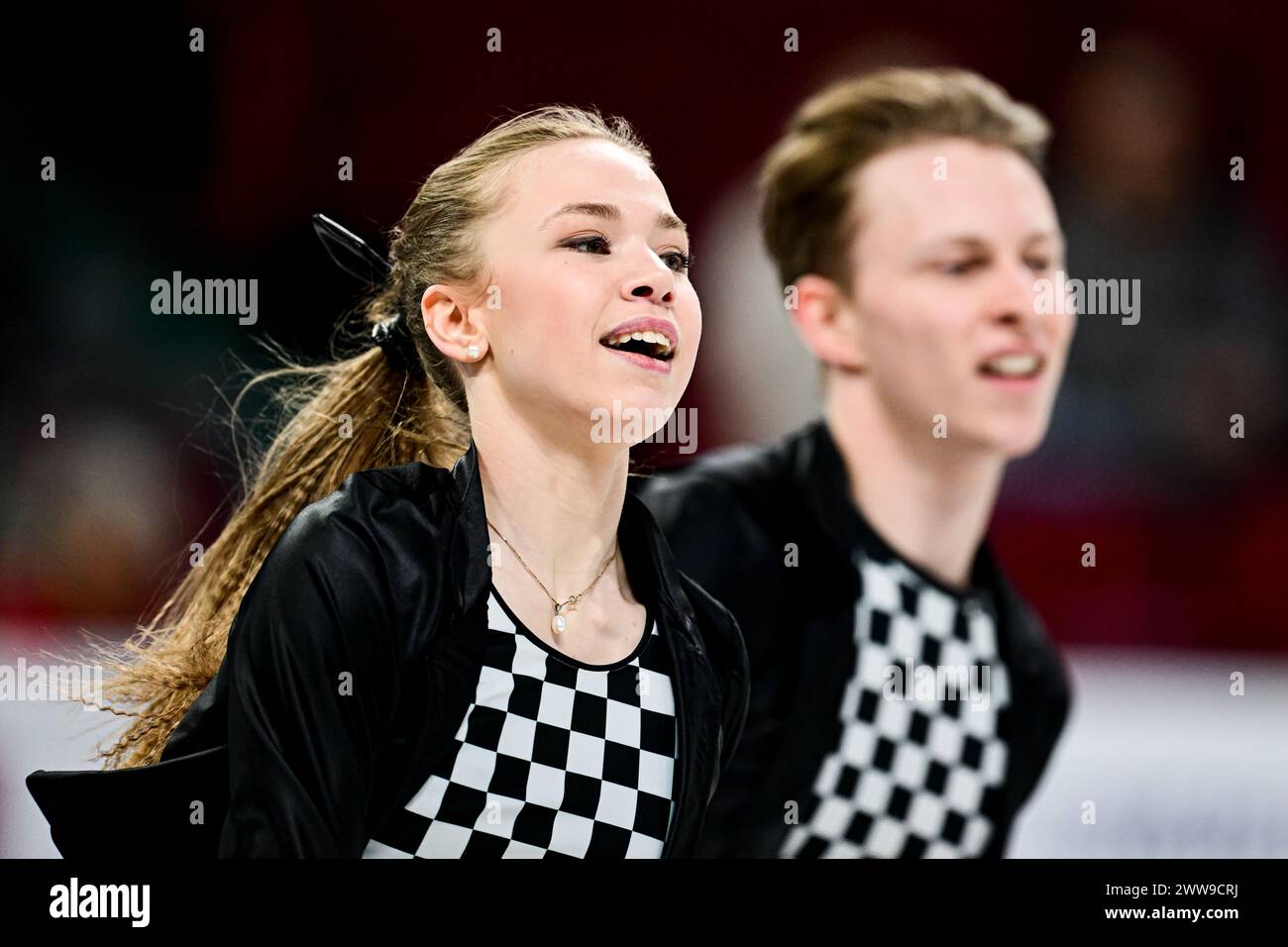 Milla Ruud REITAN & Nikolaj MAJOROV (SWE), during Ice Dance Rhythm ...