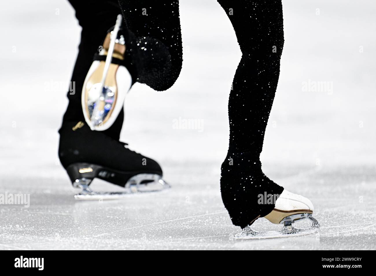 Xizi CHEN & Jianing XING (CHN), during Ice Dance Rhythm Dance, at the ...