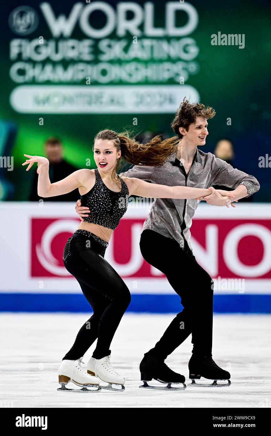 Mariia HOLUBTSOVA & Kyryl BIELOBROV (UKR), during Ice Dance Rhythm ...