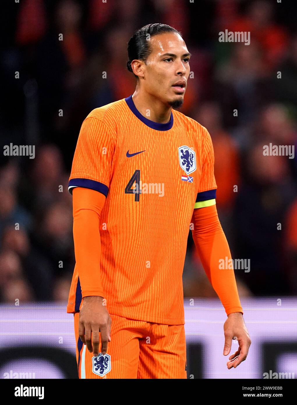 Netherlands' Virgil van Dijk during an international friendly match at ...