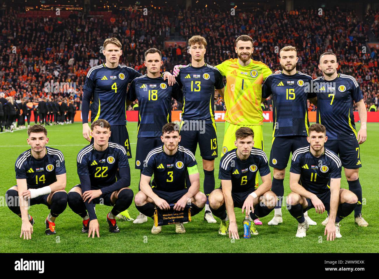 AMSTERDAM, NETHERLANDS - MARCH 22: Billy Gilmour of Scotland, Scott ...