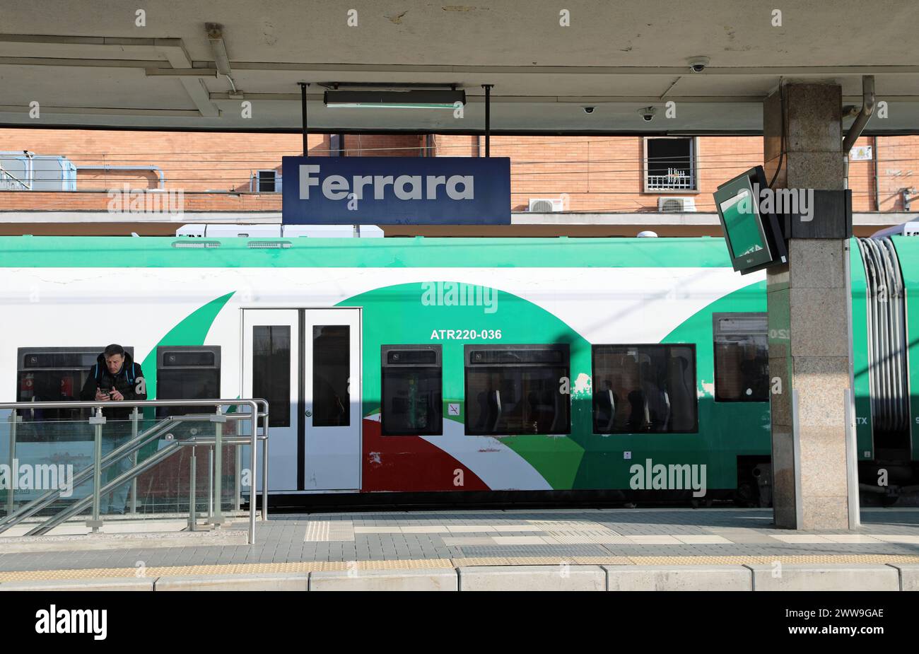 Ferrara Railway Station in Italy Stock Photo - Alamy