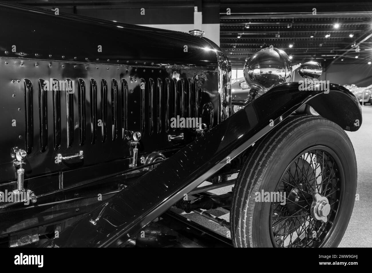Sparkford.Somerset.United Kingdom.January 7th 2024.A 1930 Bentley 41/2 ...