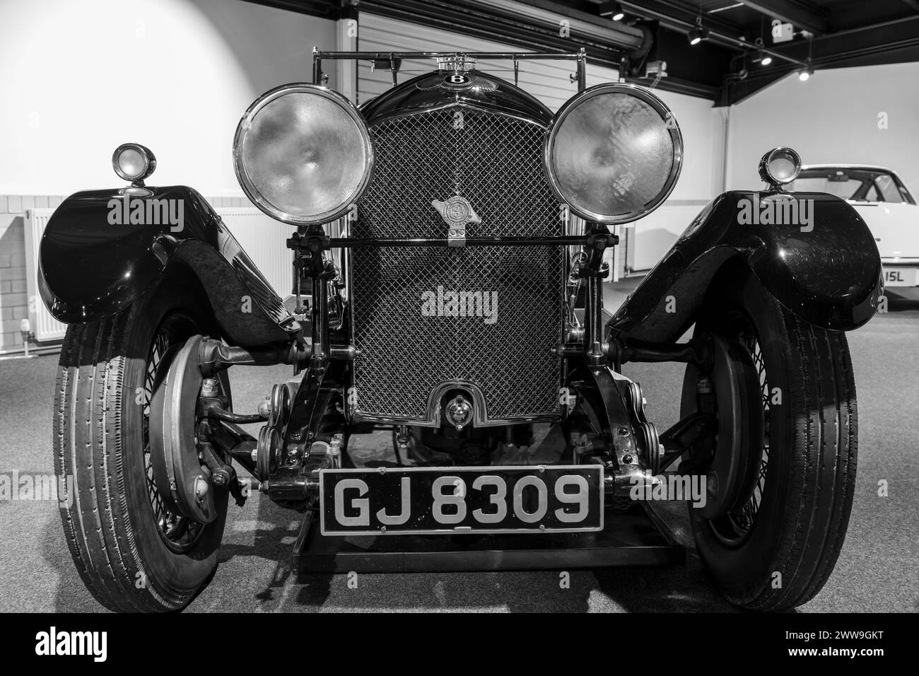 Sparkford.Somerset.United Kingdom.January 7th 2024.A 1930 Bentley 41/2 ...