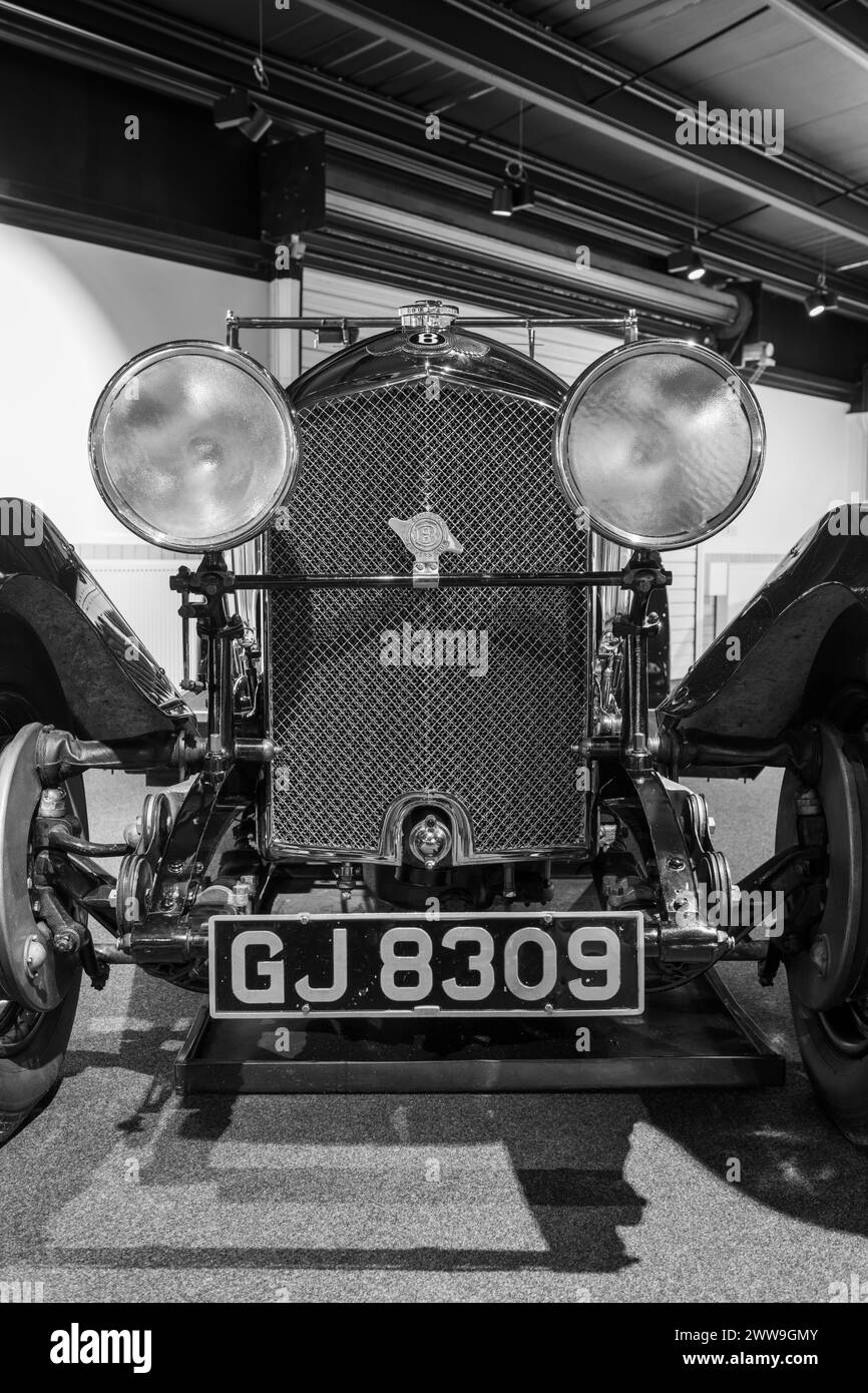 Sparkford.Somerset.United Kingdom.January 7th 2024.A 1930 Bentley 41/2 ...