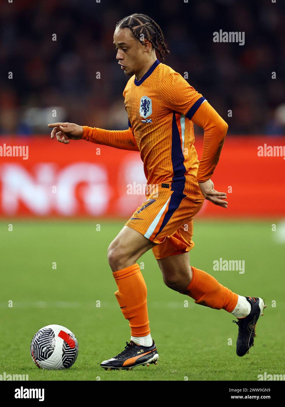 AMSTERDAM - Xavi Simons of Holland during the friendly Interland match ...