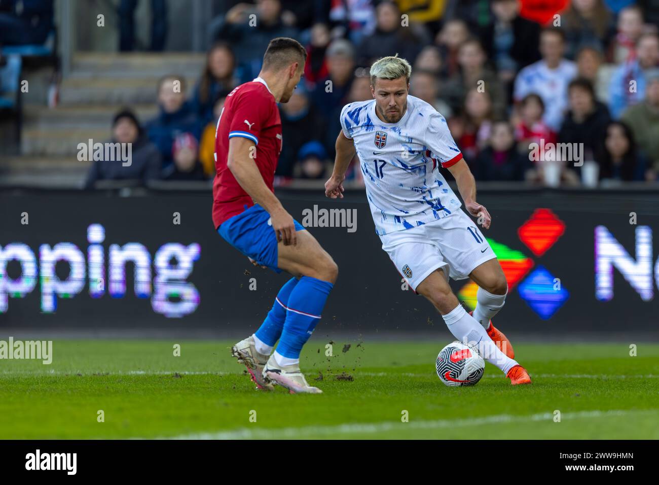 Oslo, Norway 22 March 2024, Fredrik Andre Bjorkan of Norway and Bodo fc ...