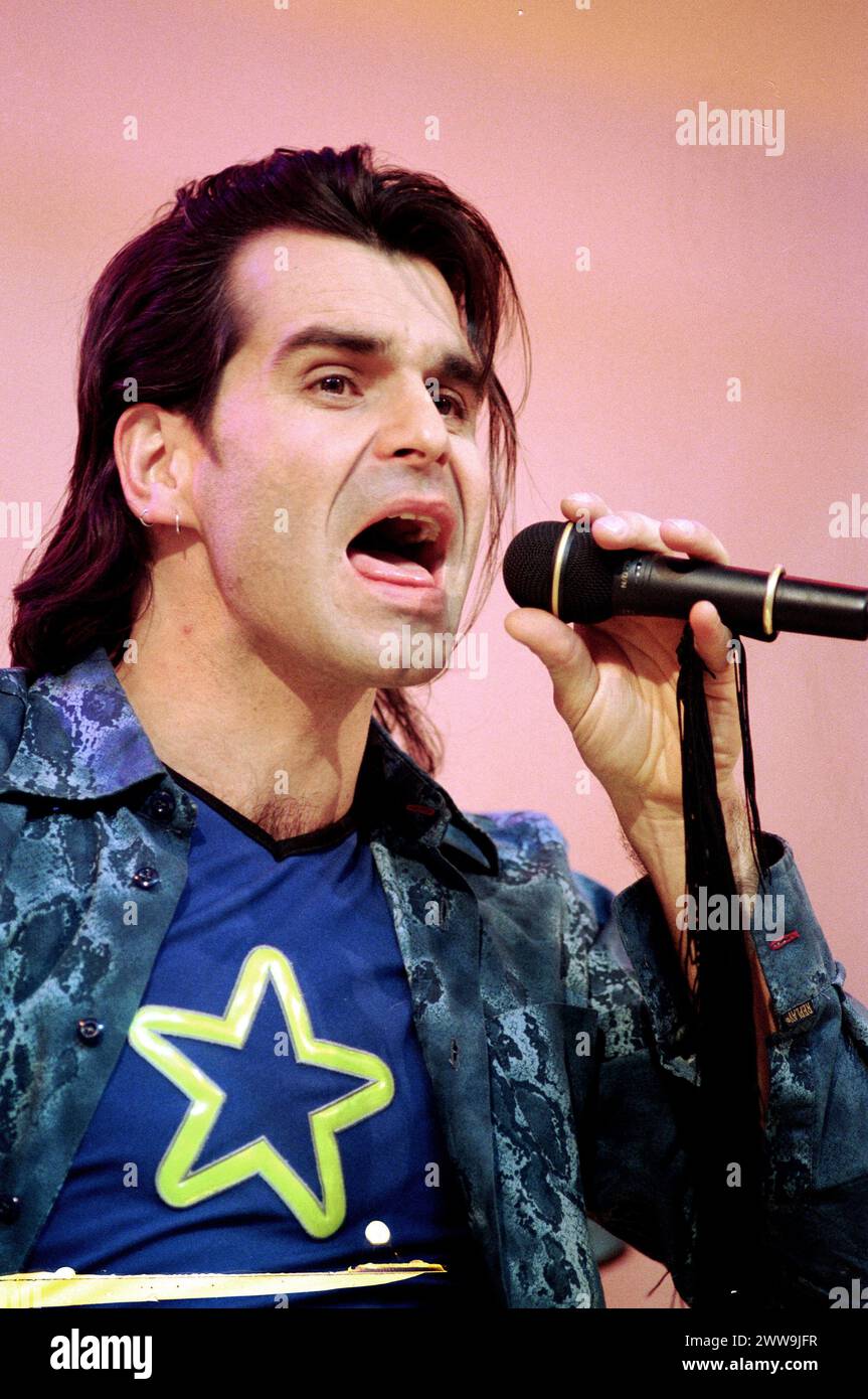 Milan Italy 05/01/1997 : Piero Pelù, Italian singer of the rock group ...