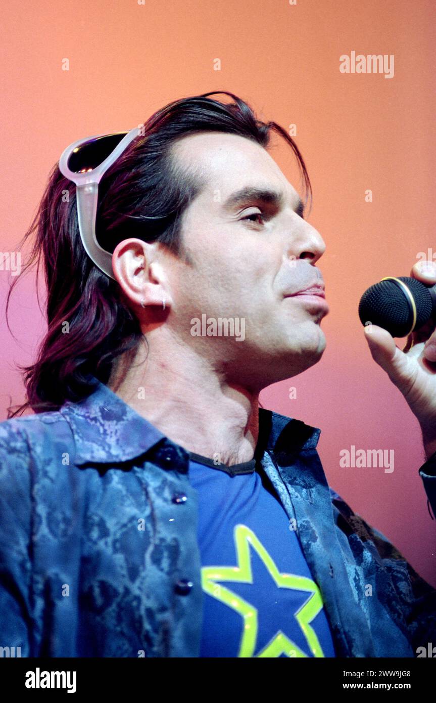 Milan Italy 05/01/1997 : Piero Pelù, Italian singer of the rock group ...