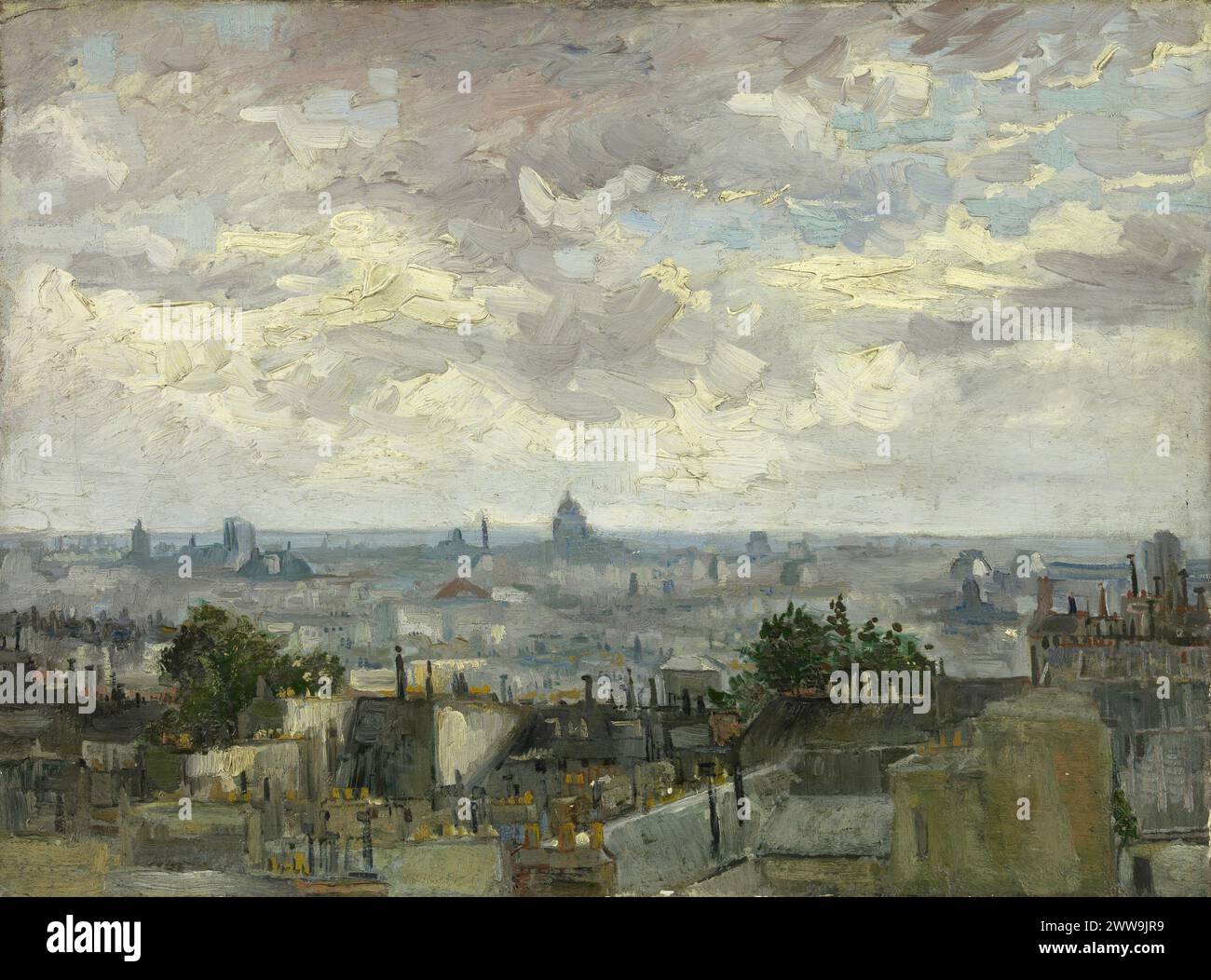 Vincent van Gogh – View of Paris Stock Photo - Alamy