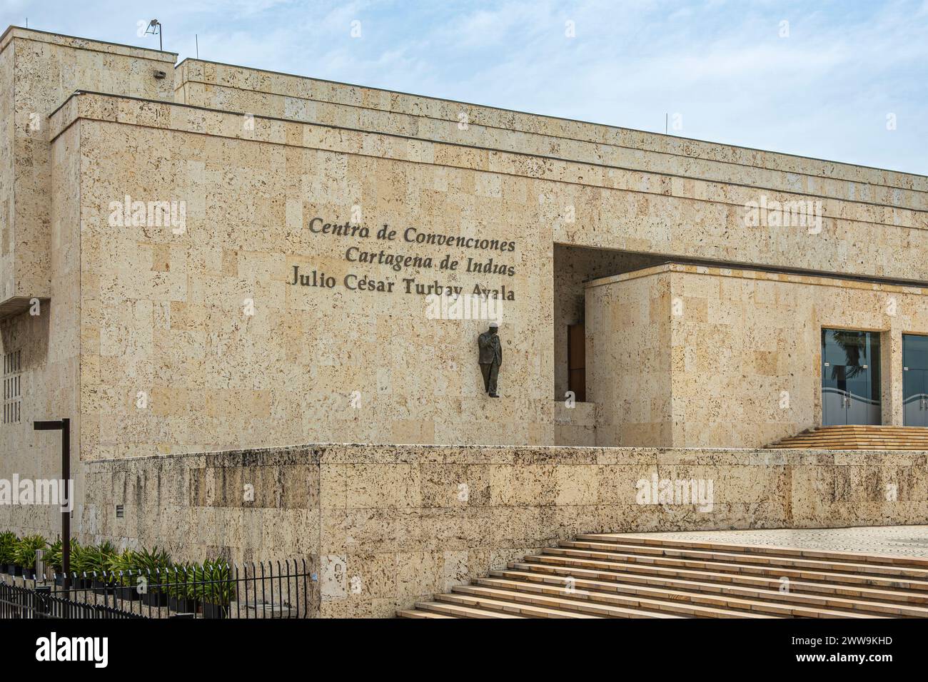 Cartagena, Colombia - July 25, 2023: Corner of modern architecture ...