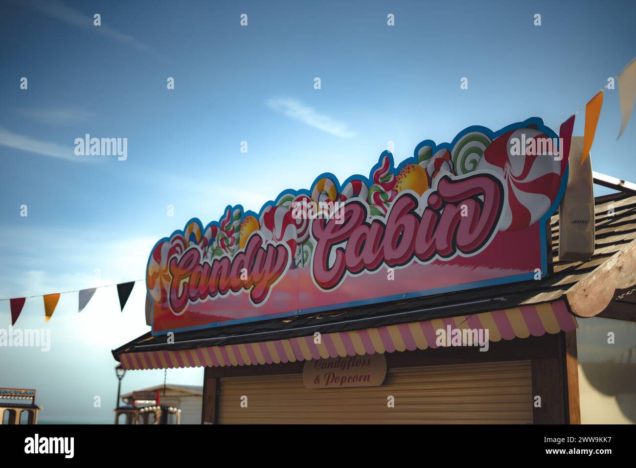 Hasting pier, funfair food Stock Photo - Alamy