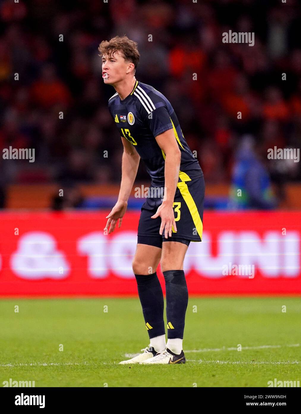 Scotland's Jack Hendry during a international friendly match at the ...