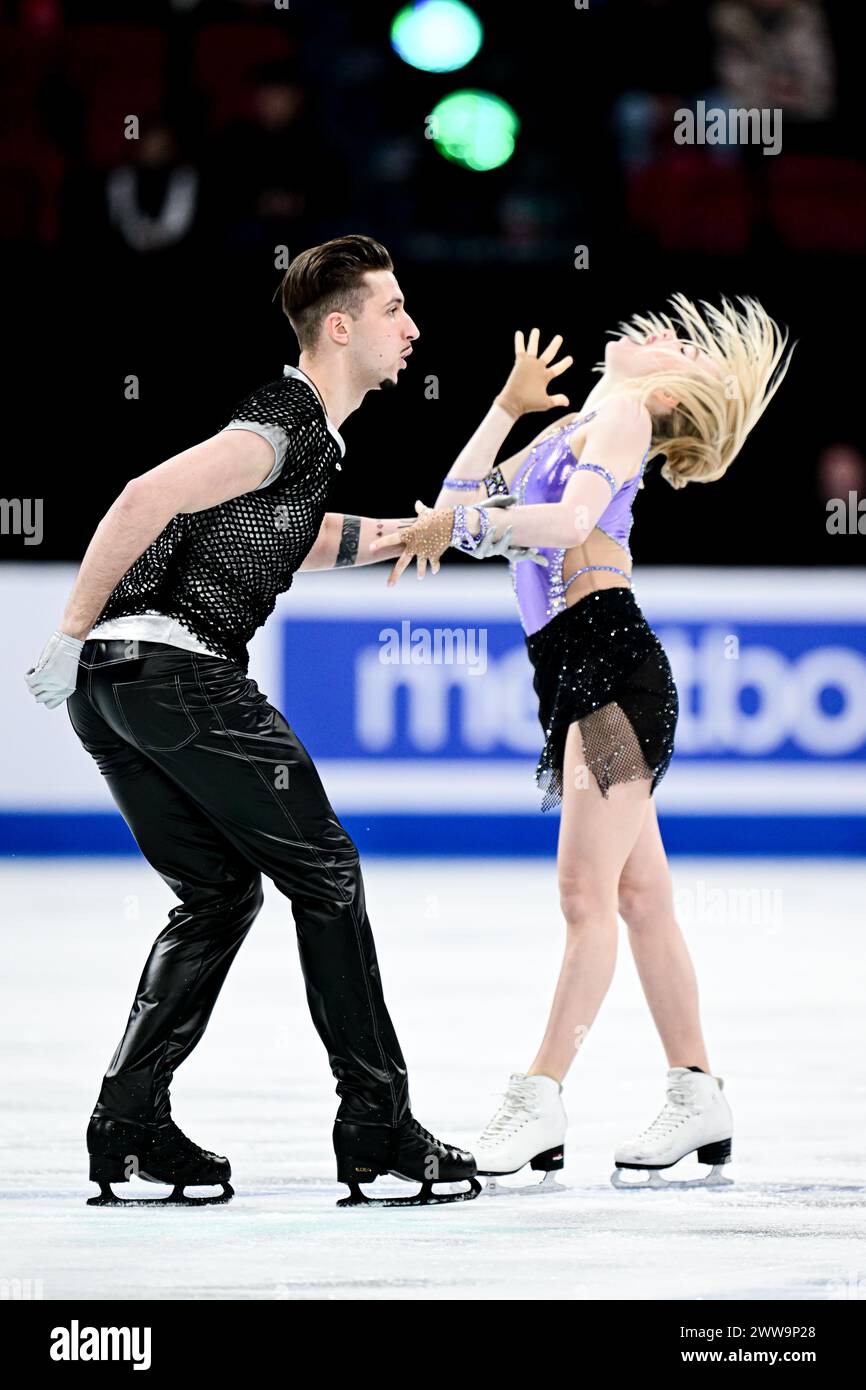 Mariia IGNATEVA & Danijil Leonyidovics SZEMKO (HUN), during Ice Dance ...