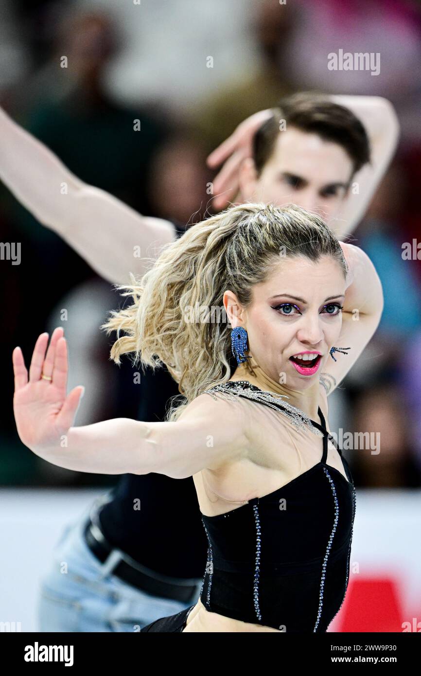 Victoria MANNI & Carlo ROETHLISBERGER (ITA), during Ice Dance Rhythm ...