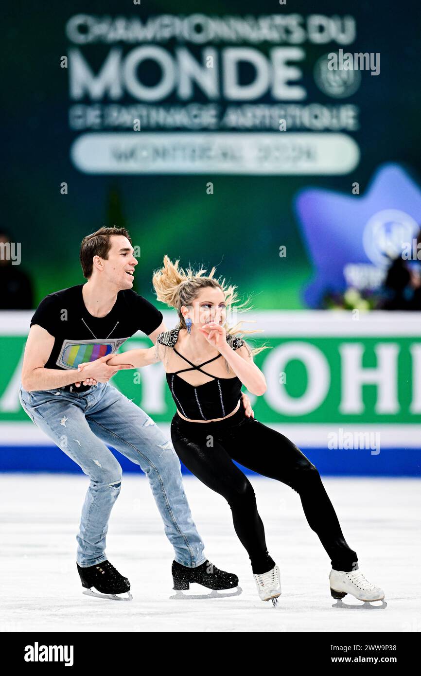 Victoria MANNI & Carlo ROETHLISBERGER (ITA), during Ice Dance Rhythm ...