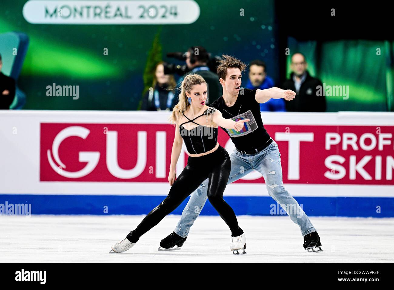 Victoria MANNI & Carlo ROETHLISBERGER (ITA), during Ice Dance Rhythm ...