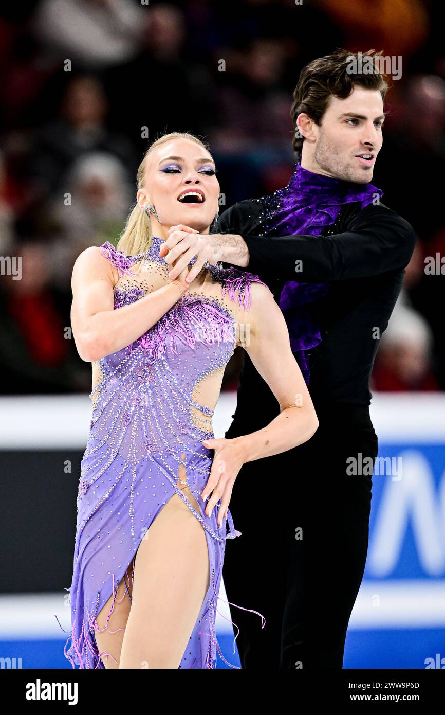 Phebe BEKKER & James HERNANDEZ (GBR), during Ice Dance Rhythm Dance, at ...