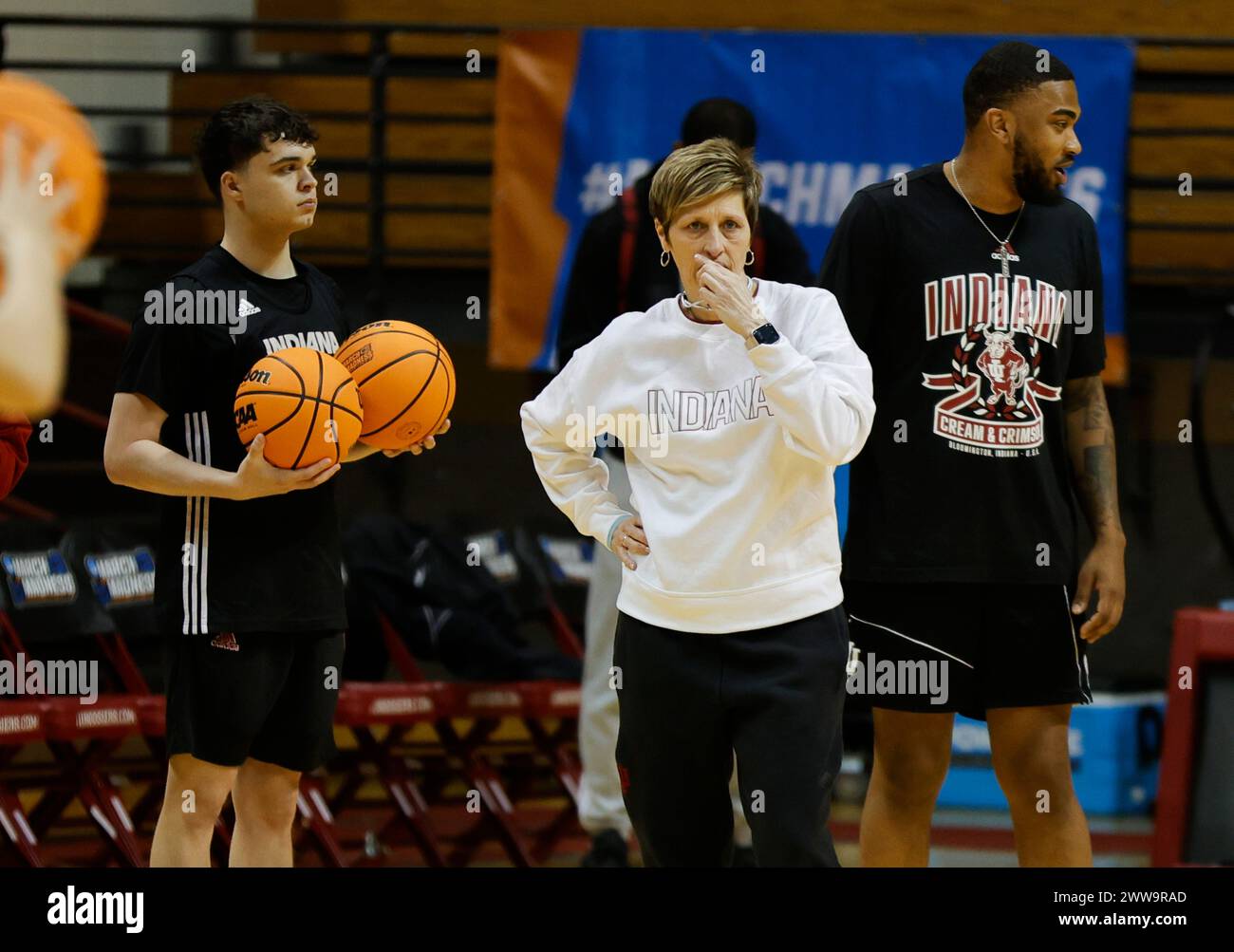 Bloomington, United States. 22nd Mar, 2024. Indiana University coach ...