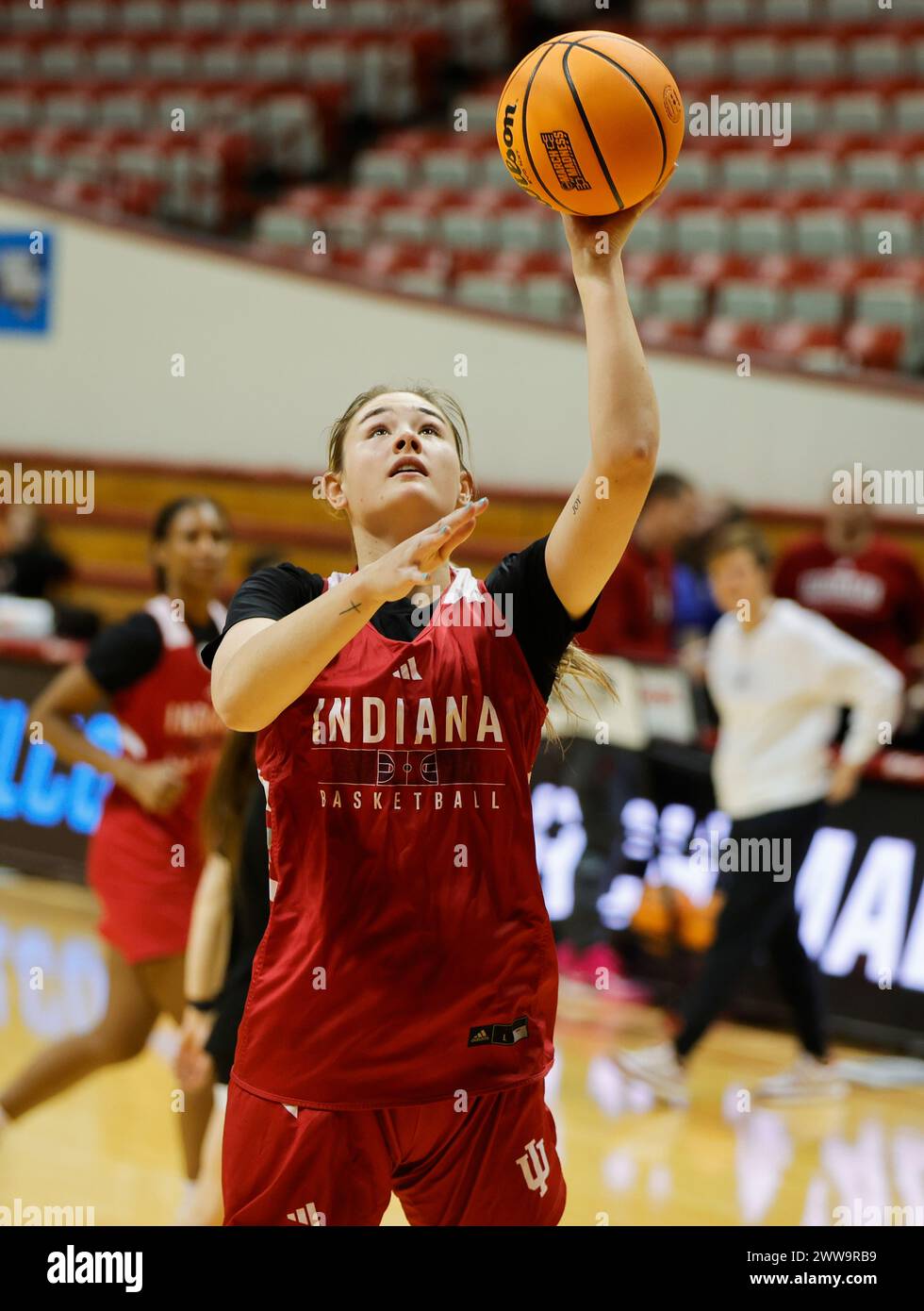 Bloomington, United States. 22nd Mar, 2024. Indiana Hoosiers forward ...