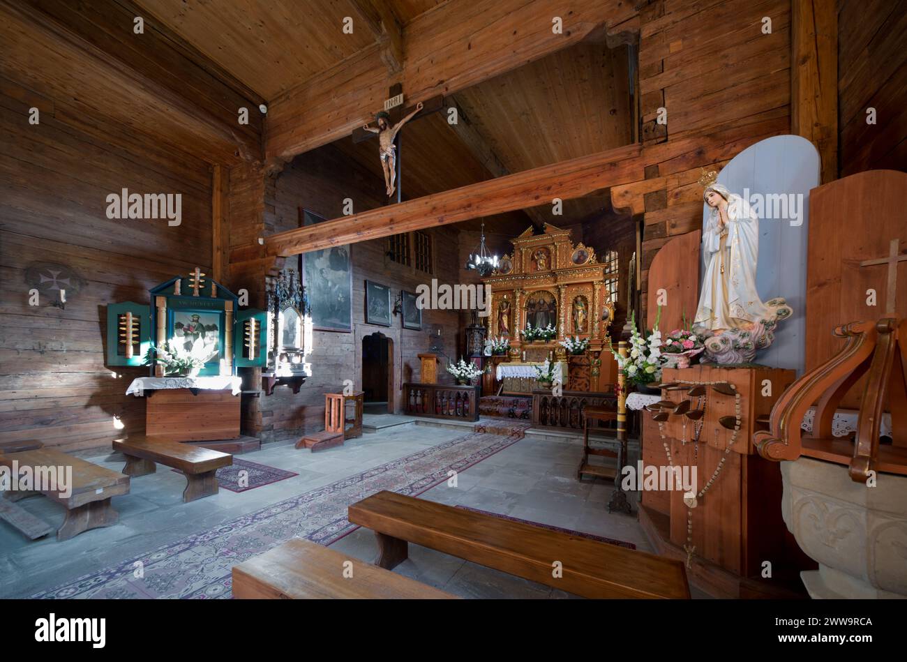 Church of Sts. Philip and Jacob the Apostles in Sekowa, Poland Stock ...