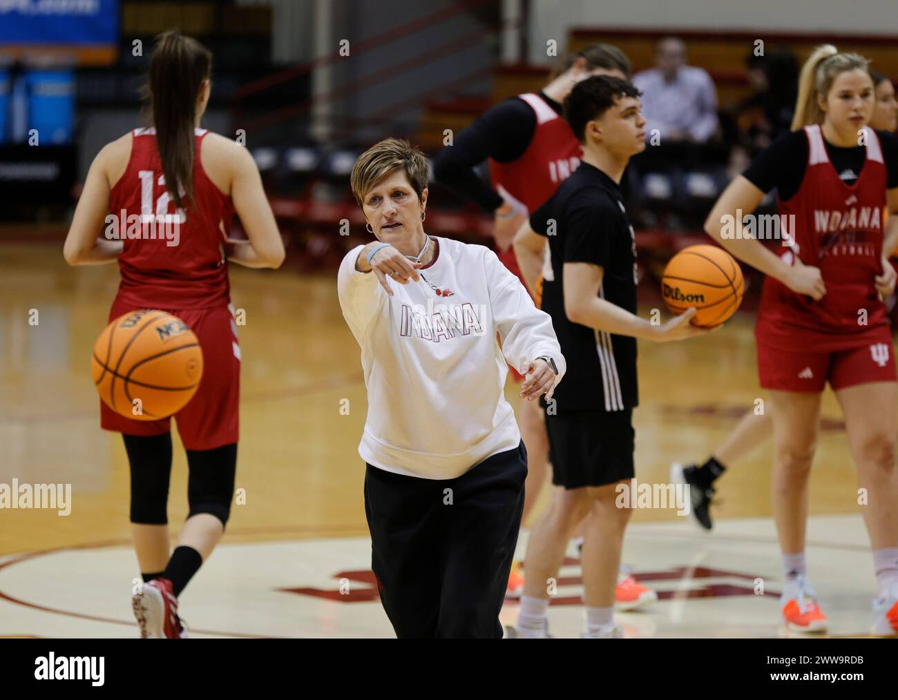 Bloomington, United States. 22nd Mar, 2024. Indiana University coach ...