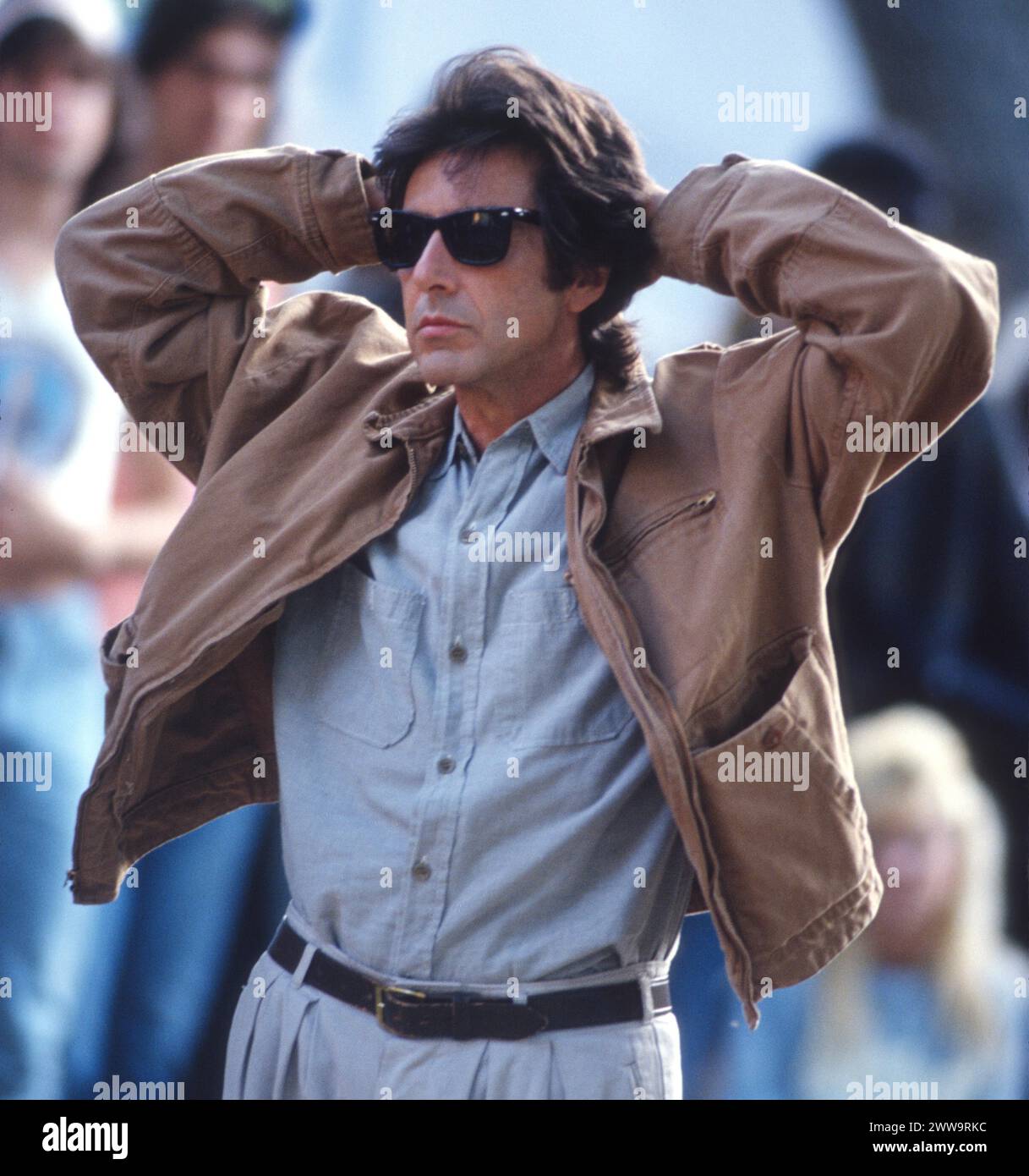 1996 Al Pacino on the movie set of Frankie and Johnny John Barrett ...