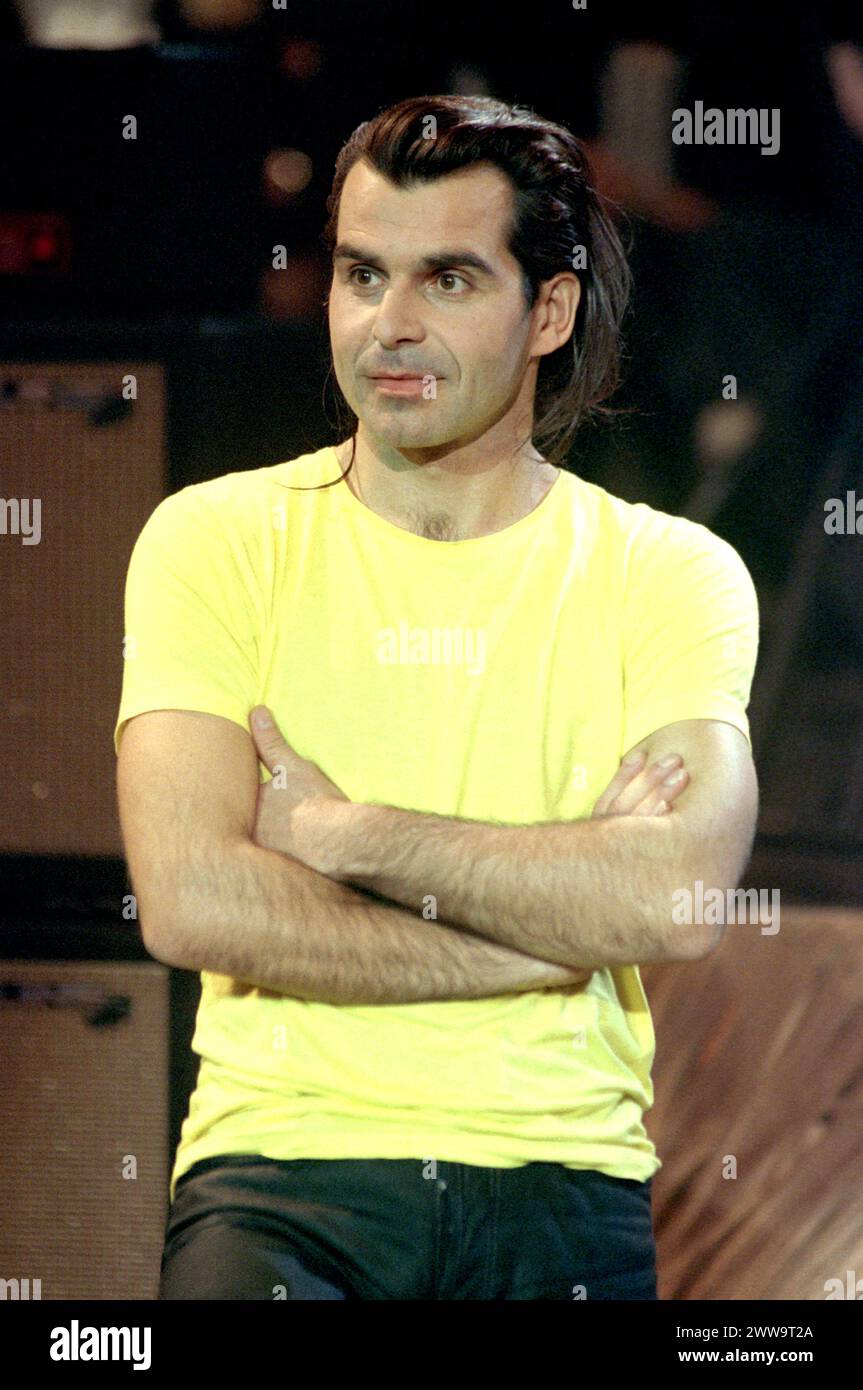 Milan Italy 01/04/1999 : Piero Pelù, Italian singer of the rock group ...