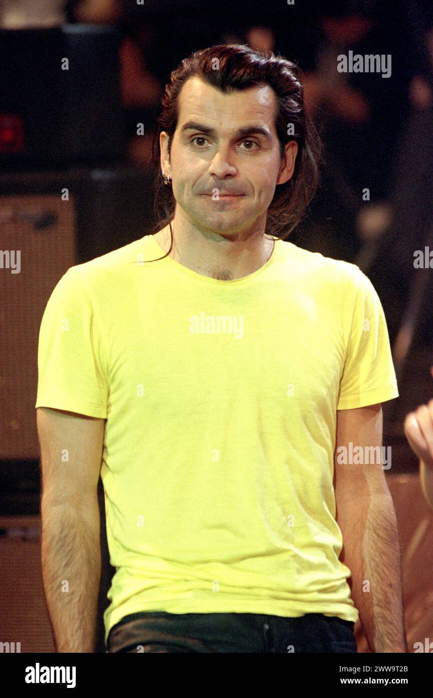 Milan Italy 01/04/1999 : Piero Pelù, Italian singer of the rock group ...