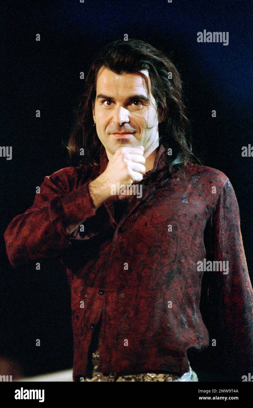 Mantova Italy 29/05/1999 : Piero Pelù, Italian singer of the rock group ...
