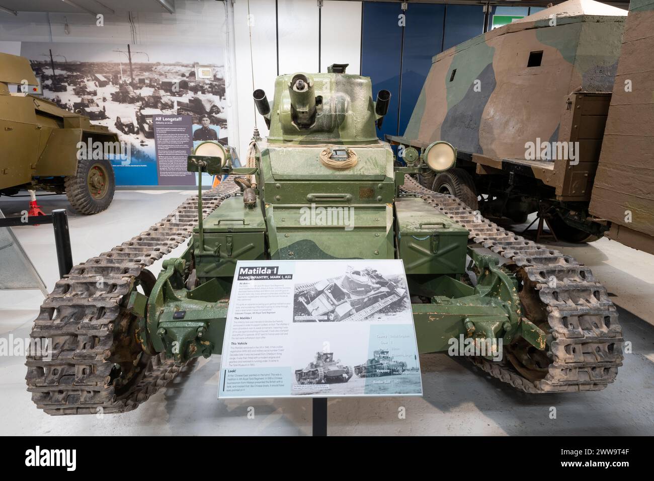 Matilda 1 tank hi-res stock photography and images - Alamy