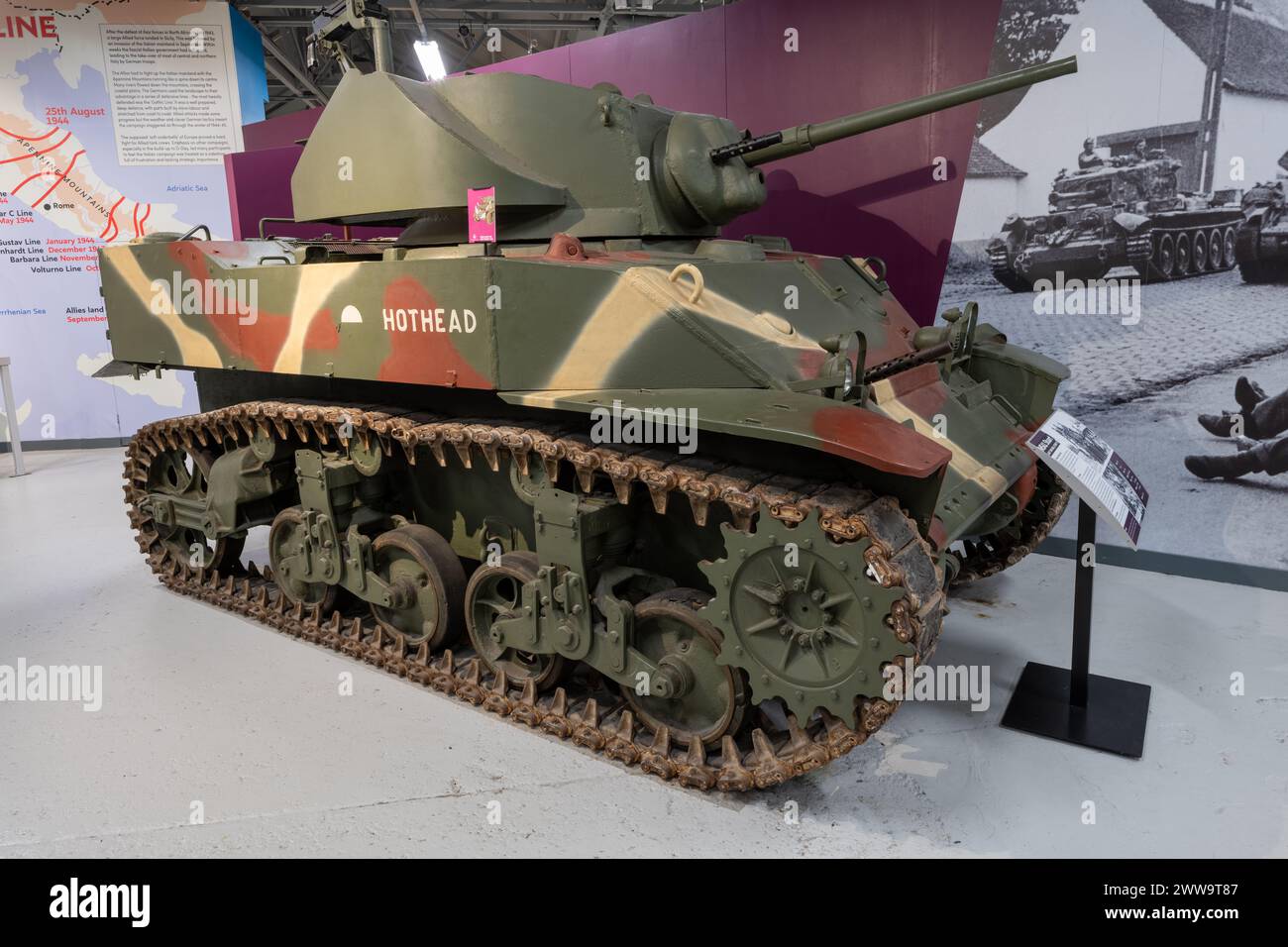 M5a1 stuart tank hi-res stock photography and images - Alamy