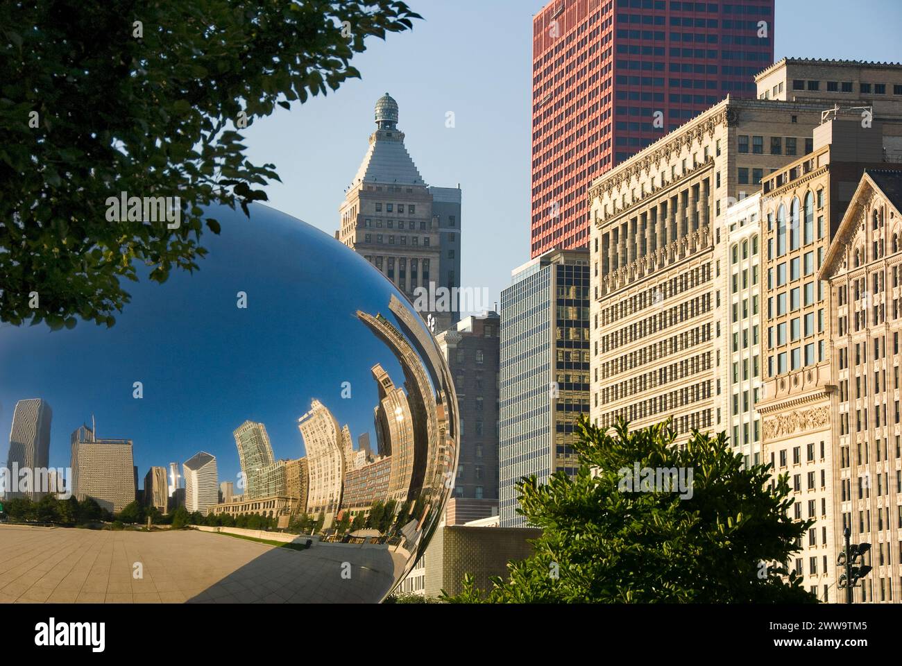 "Cloud Gate" also called The Bean was designed by British artist Anish ...