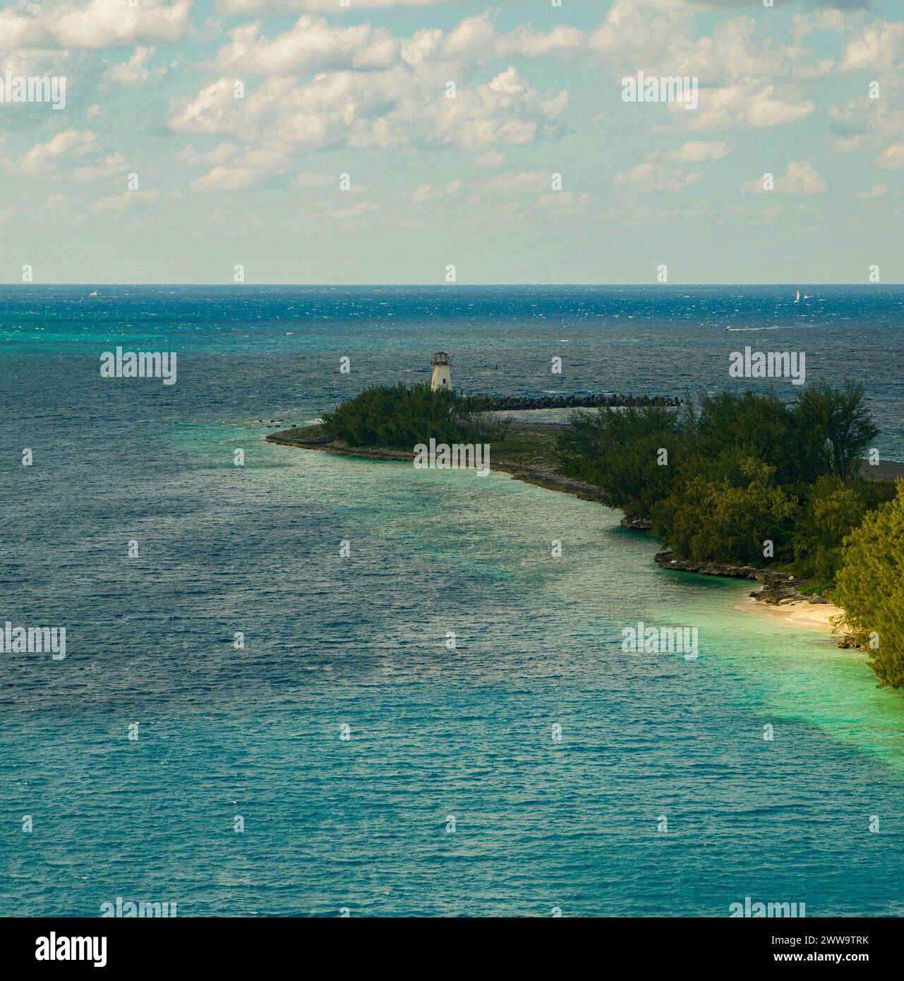 NASSAU, BAHAMAS - January 31, 2024: With a population of 260,000 ...